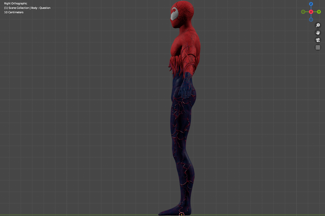 Toxin Symbiote Spider-Man Suit VRC Model Unity Package - Deltamations ...