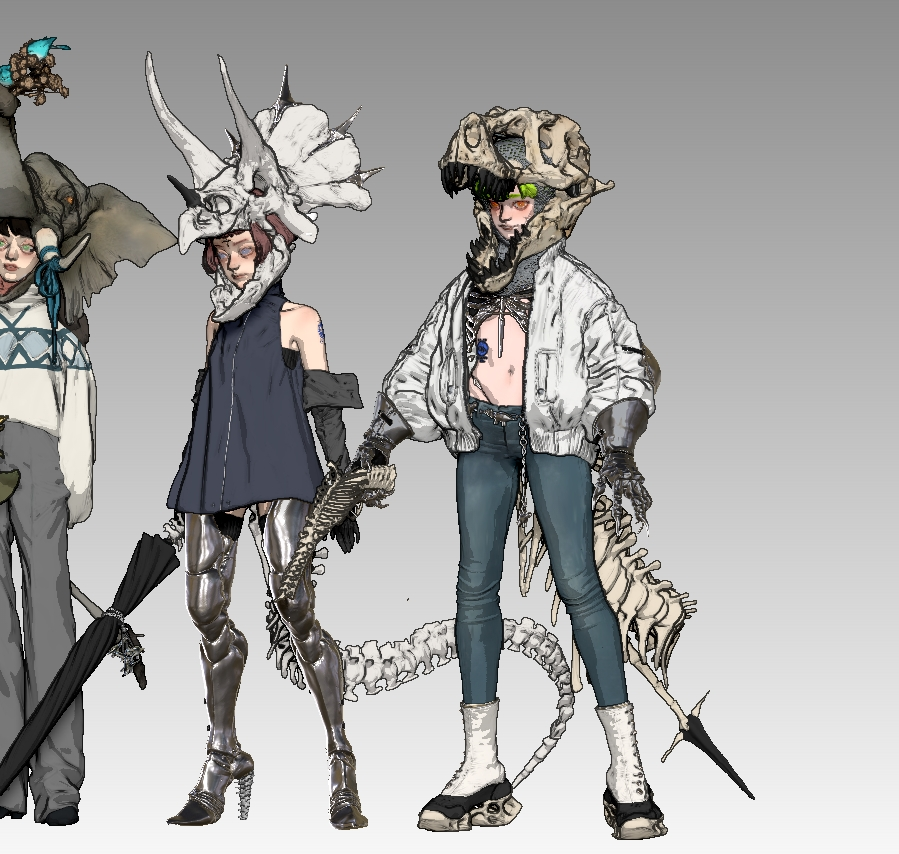 FG09 -BONE2 ボーンガール2（レックス） - EnteiRyu - BOOTH