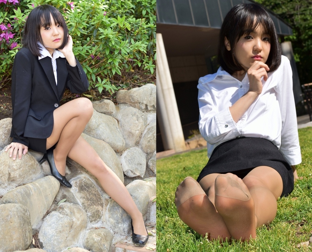 【dl限定】リクルートスーツ+ブラウンストッキング/咲子 咲cos Booth