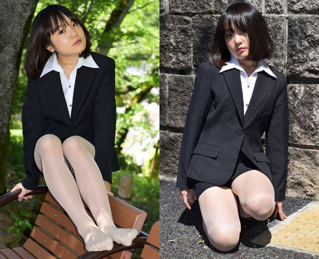 【dl限定】リクルートスーツ+ベージュストッキング/咲子 咲cos Booth