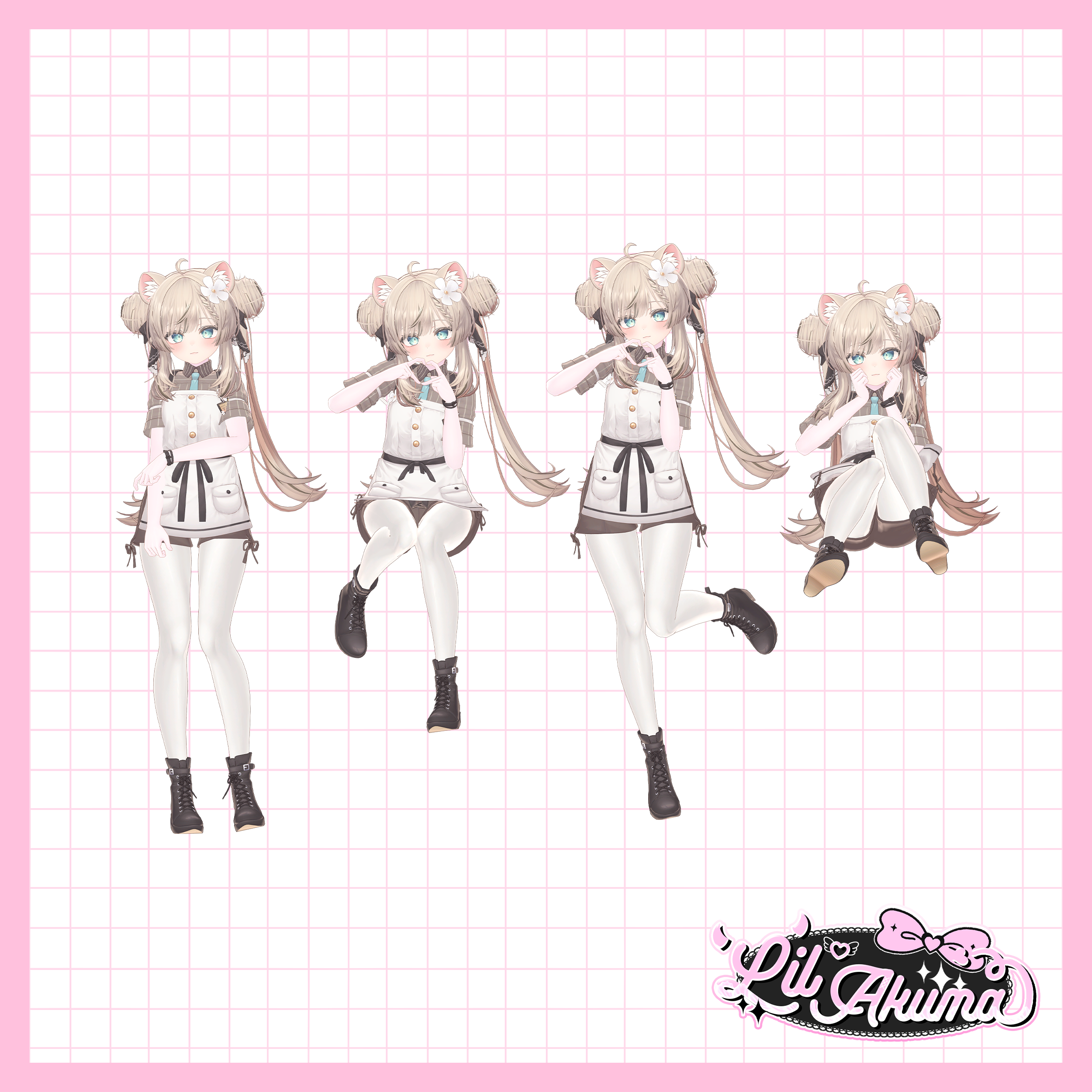 𓆩♡𓆪 Lil'Akuma Pose SET2 20個 +@ ↝ - Lil’ Akuma - BOOTH