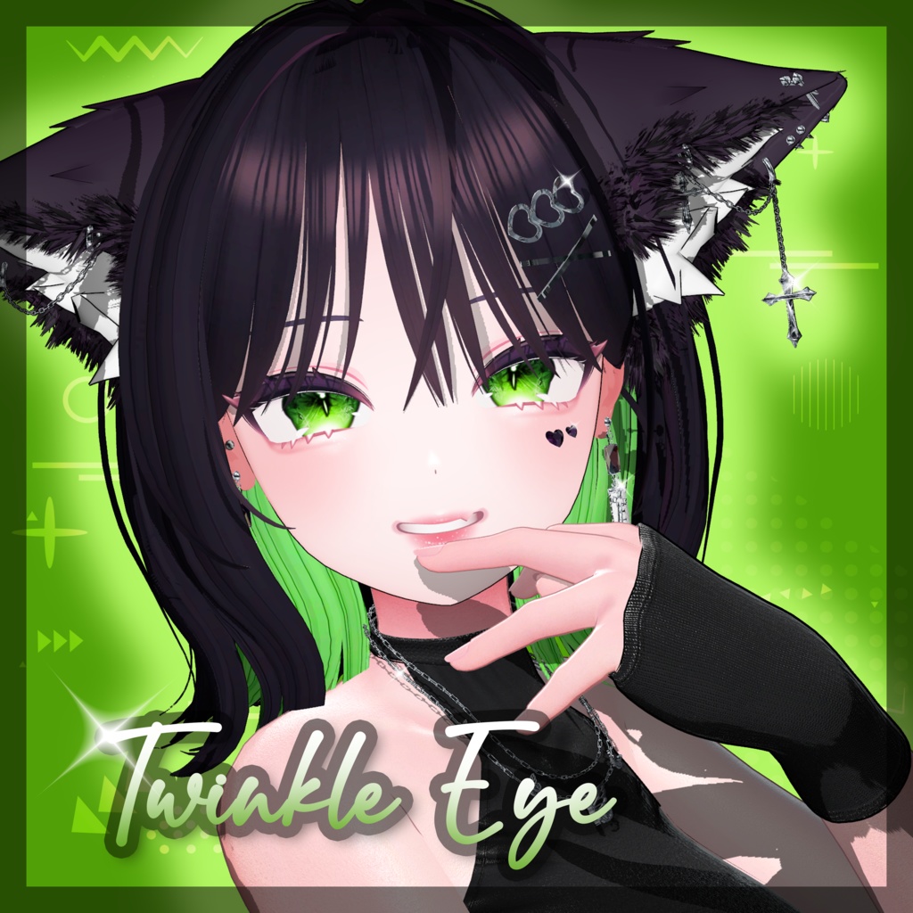 Lime Eye Texture [ Twinkle Eye ] - SY SHOP - BOOTH
