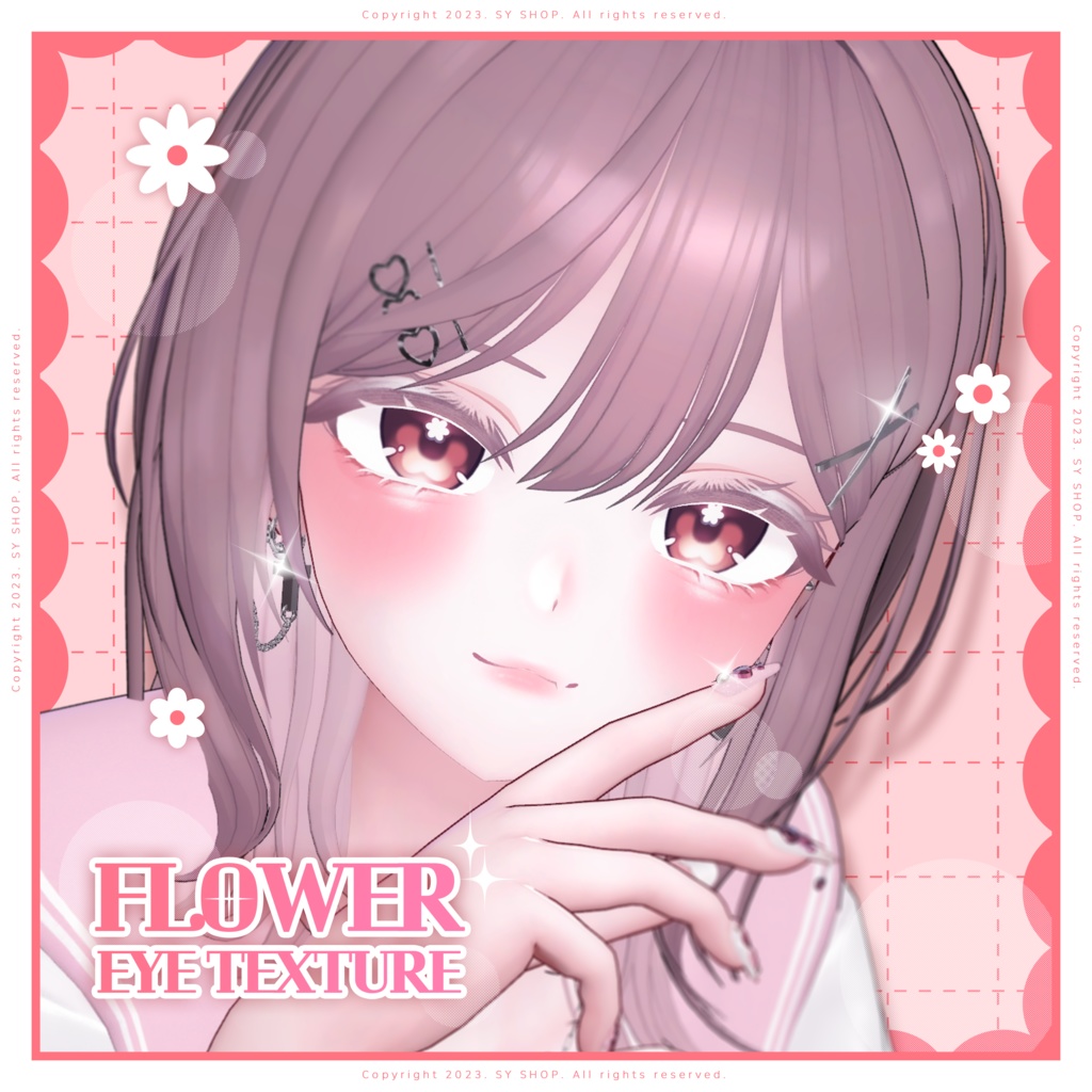 Moe Eye Texture [ Flower Eye ] - SY SHOP - BOOTH