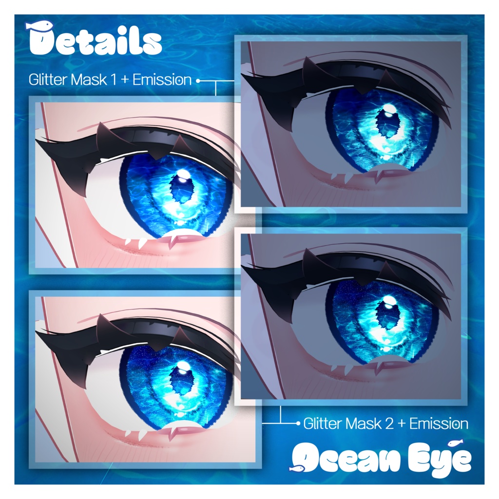 Chiffon Eye Texture [ Ocean Eye ] - SY SHOP - BOOTH