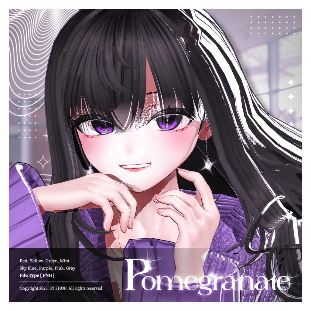 Sio Eye Texture [ Pomegranate Eye ] - SY SHOP - BOOTH