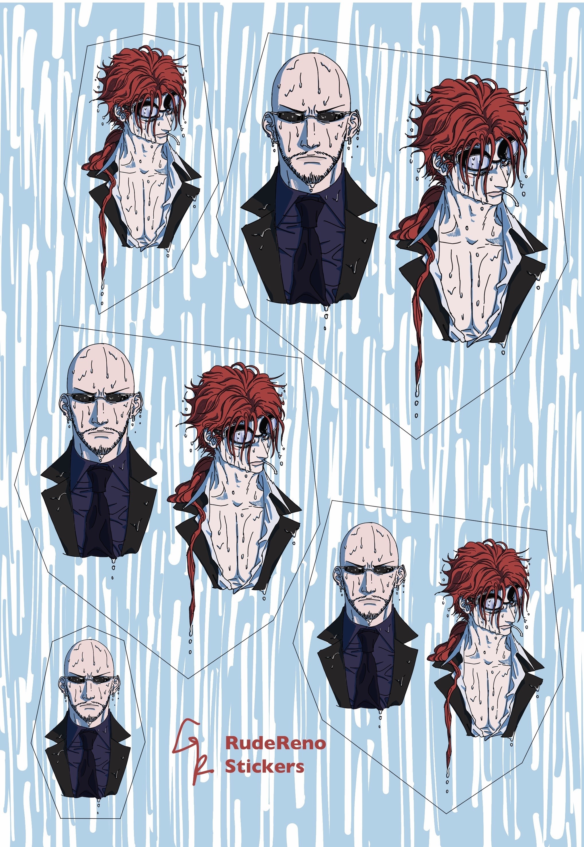 ルドレノ悪天候ステッカー／RudeReno Bad Weather Sticker - rani3260 - BOOTH