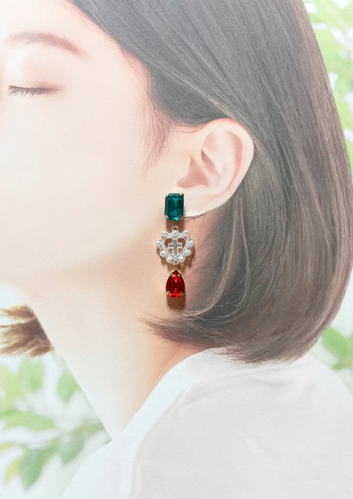 松井江イメージイヤリング＆ピアス - Stella-dio - BOOTH