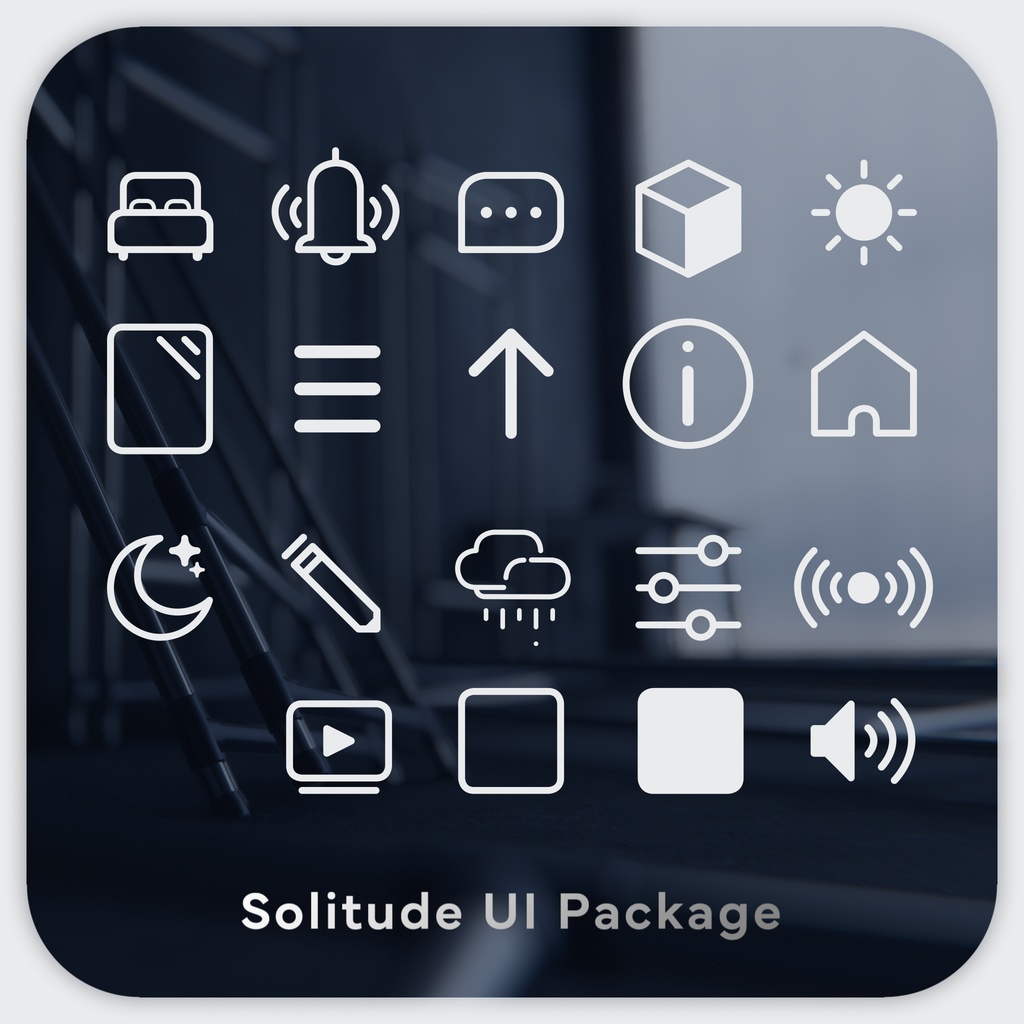 【無料】VRChat向けUI集＋スイッチ - Solitude - BOOTH