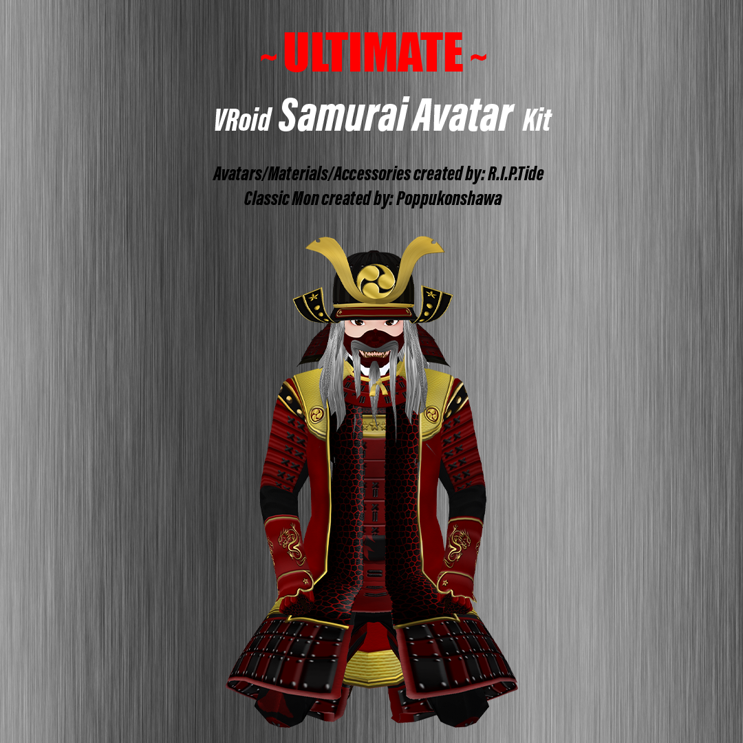 ~ULTIMATE~ Vroid Samurai Armour Kit *4 Avatars Included* - Riptide ...