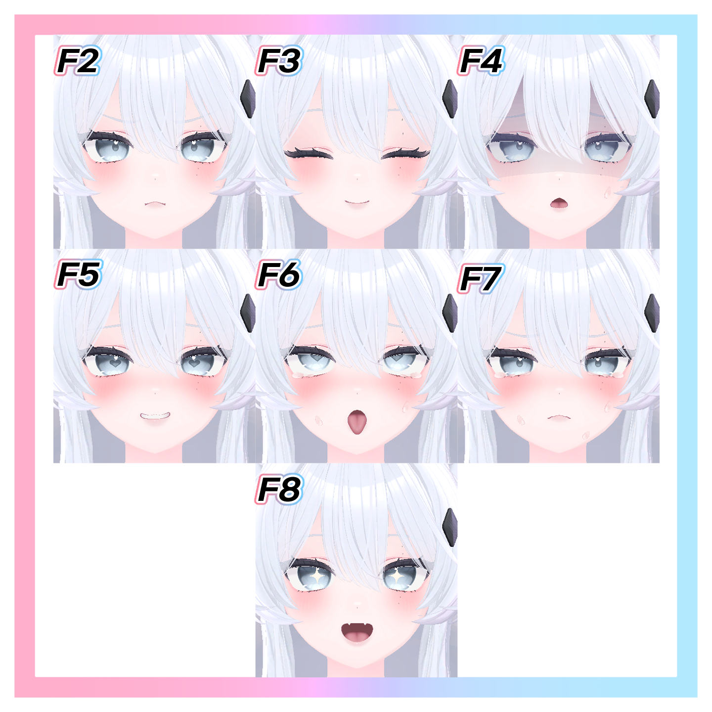 【Lime ライム】 Face Animation Set - ニンニク - BOOTH