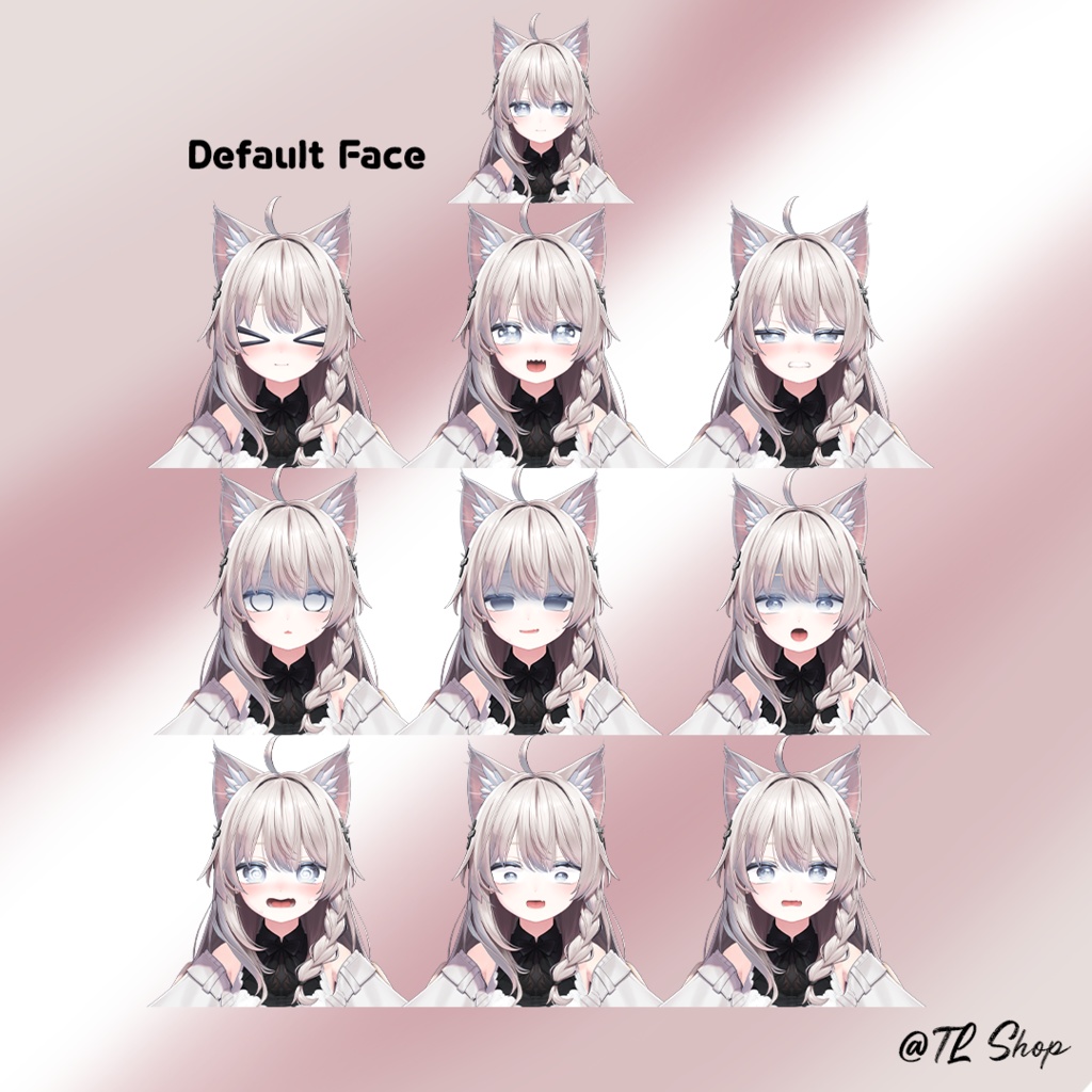[無料 / Free] Chibi Shinano & Chibi Airi Face Animation 30 - TL SHOP - BOOTH