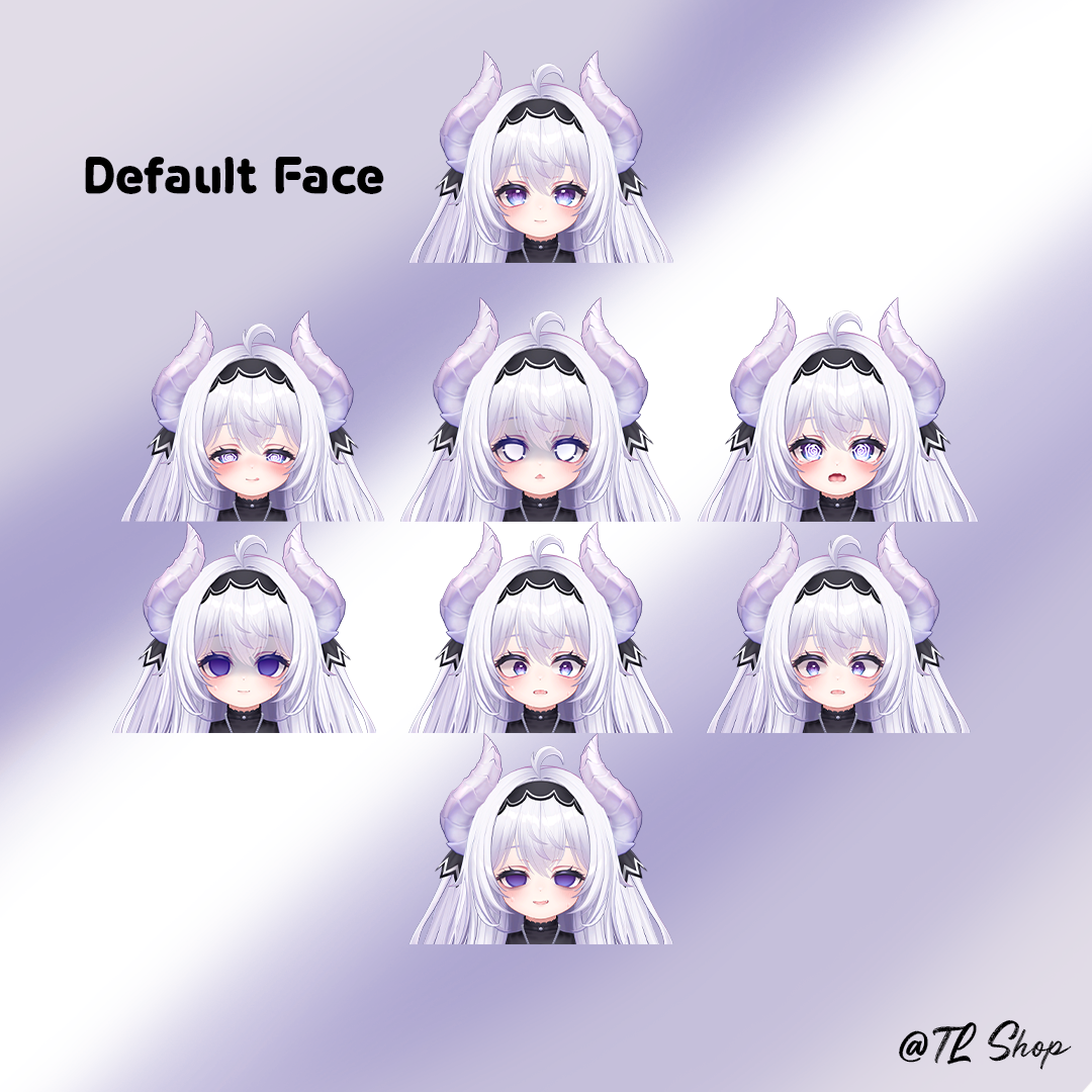 [無料 / Free] Chibi Shinano & Chibi Airi Face Animation 30 - TL_Shop - BOOTH