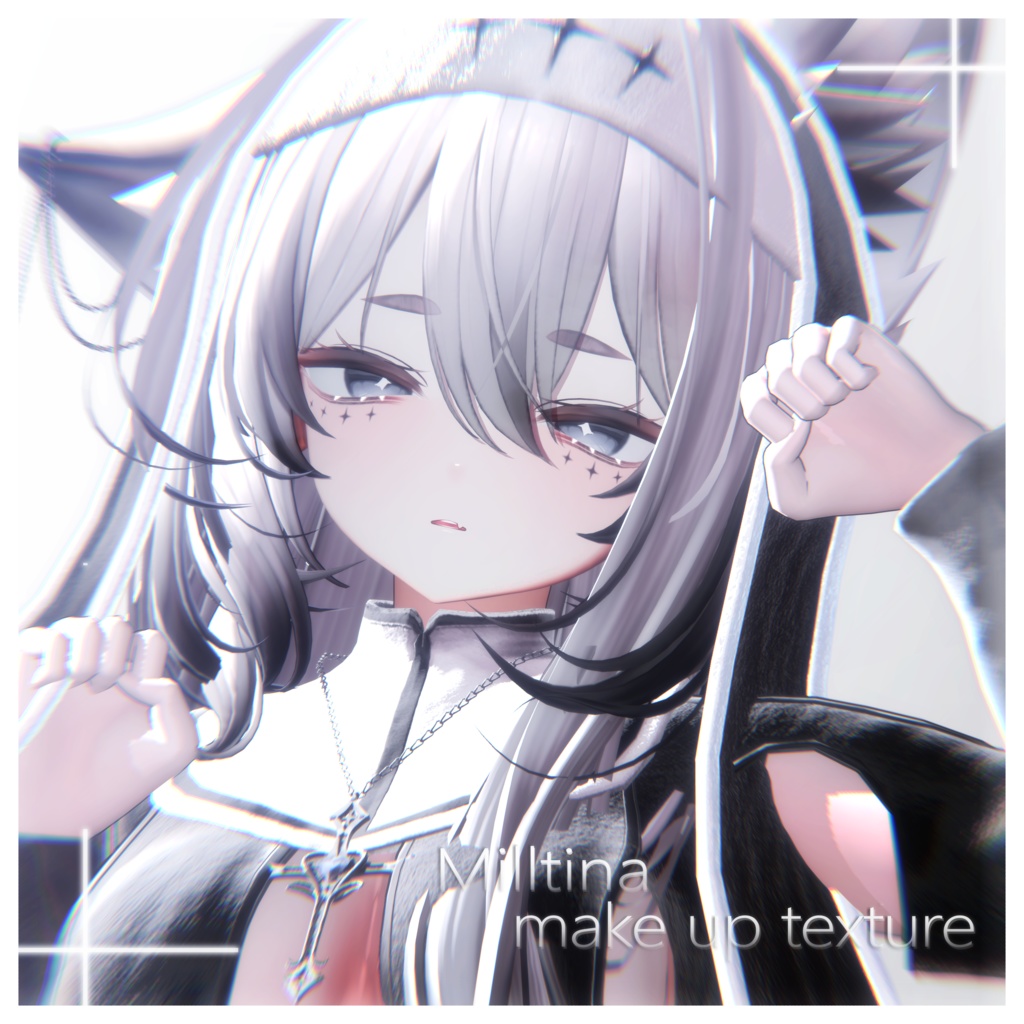 【ミルティナ-Milltina】Milltina makeup texture＋Face Blendshape - r.com - BOOTH