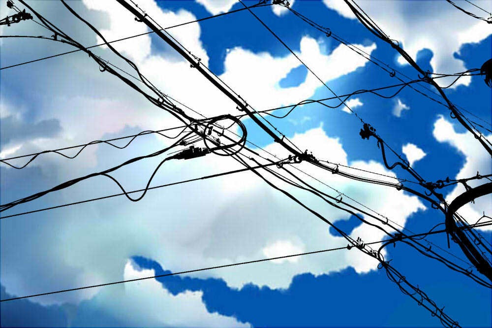 雲と電線ペンケース② - Spica! - BOOTH