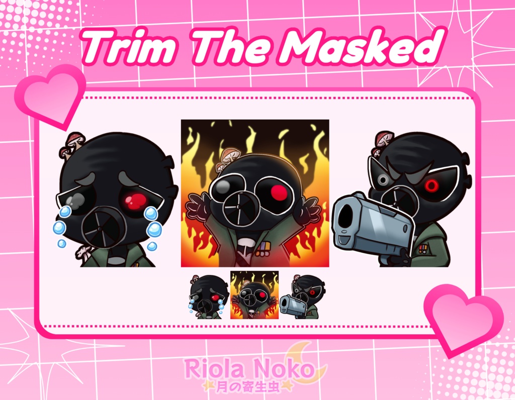 Custom Vtuber Emotes [MADE TO ORDER] Communcation Via Twitter - Emu's ...