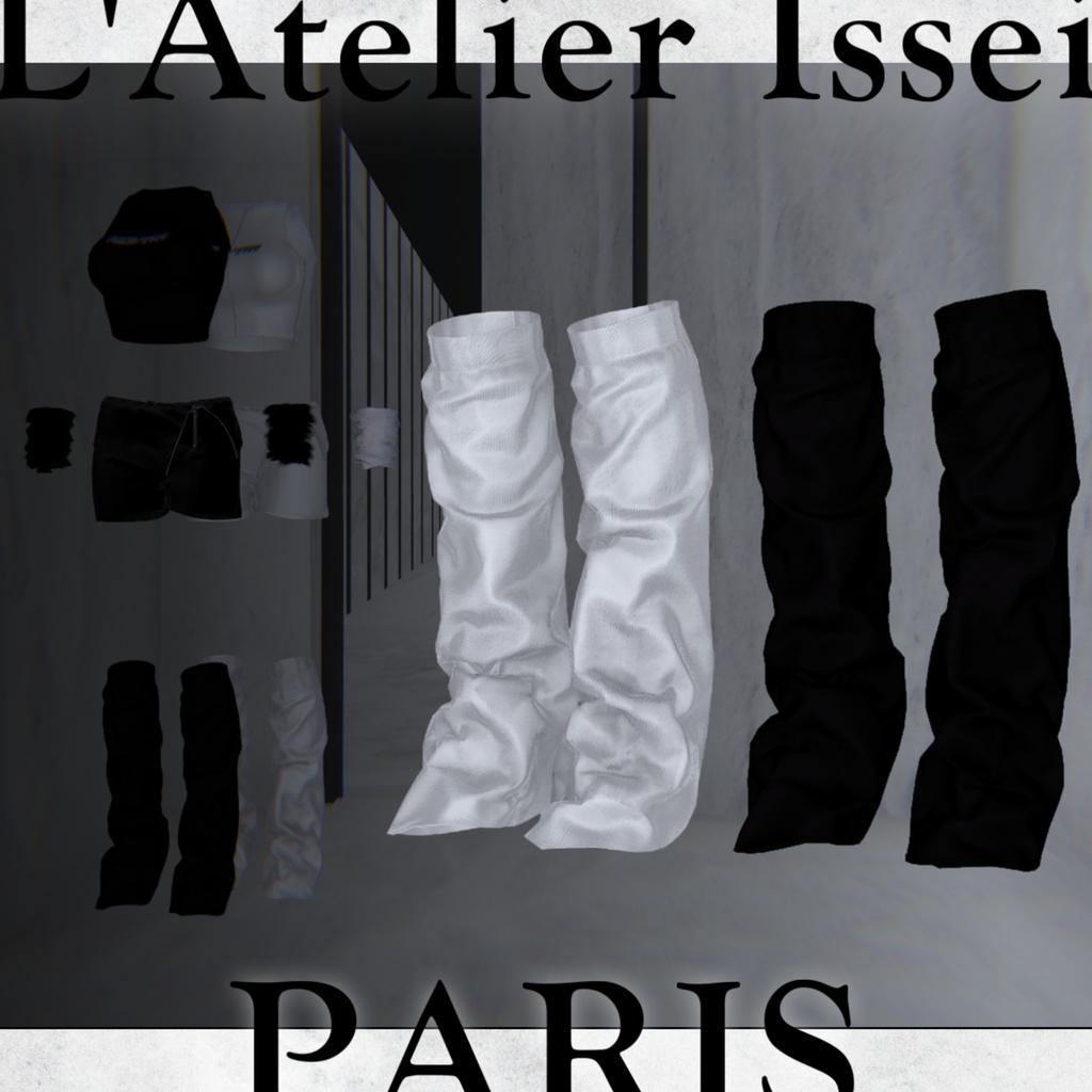 6アバター対応♠️𝐂𝐚𝐬𝐮𝐚𝐥 𝐩𝐮𝐧𝐊♠️-VRCHAT想定3D衣装- - L'Atelier Issei - BOOTH