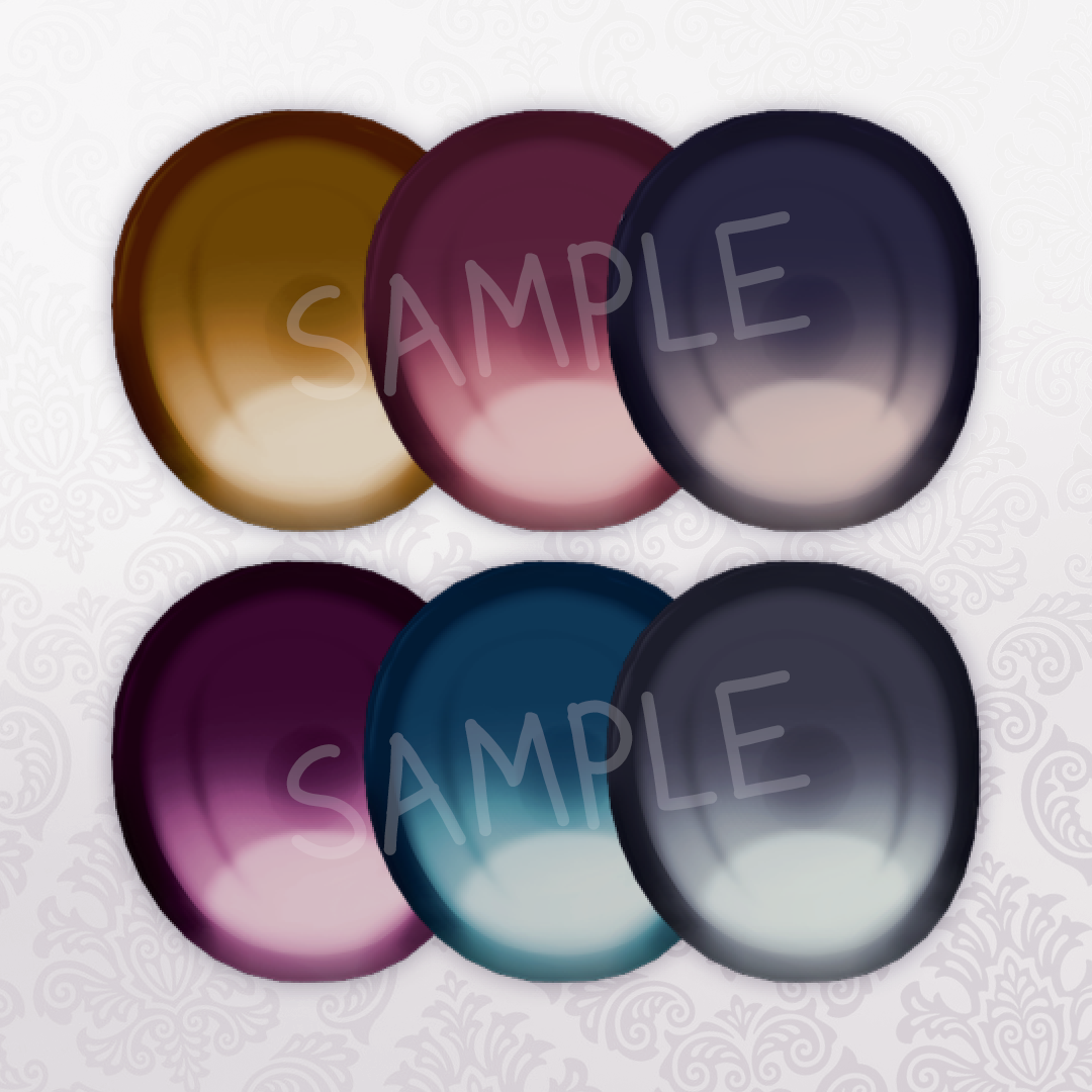 Dark Gem Eyes +6 Colors - Miu真昼 - BOOTH