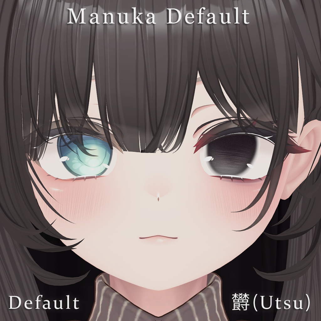 【マヌカ(Manuka)】欝(Utsu) - Gloomy Eyes & Makeup + Face Animation - Miu真昼 ...