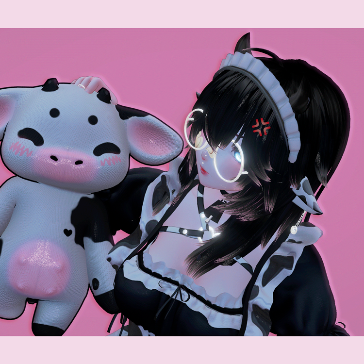 Mika Lovely Milk (VRC 3D Model) - YingYangVR - BOOTH