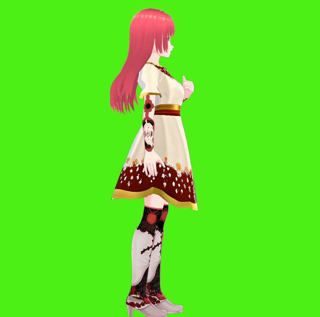 Vroid/ Virus Strawberry Girl - bagamino - BOOTH