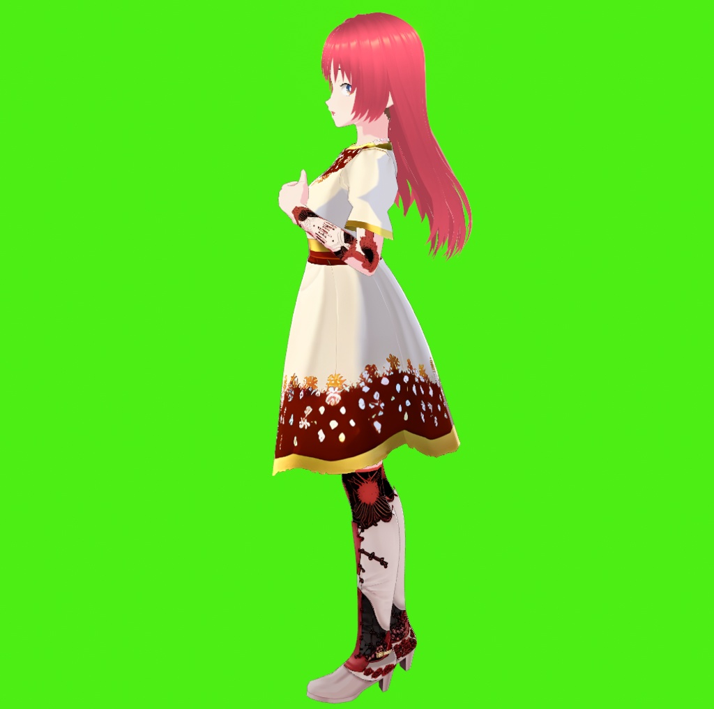 Vroid/ Virus Strawberry Girl - bagamino - BOOTH