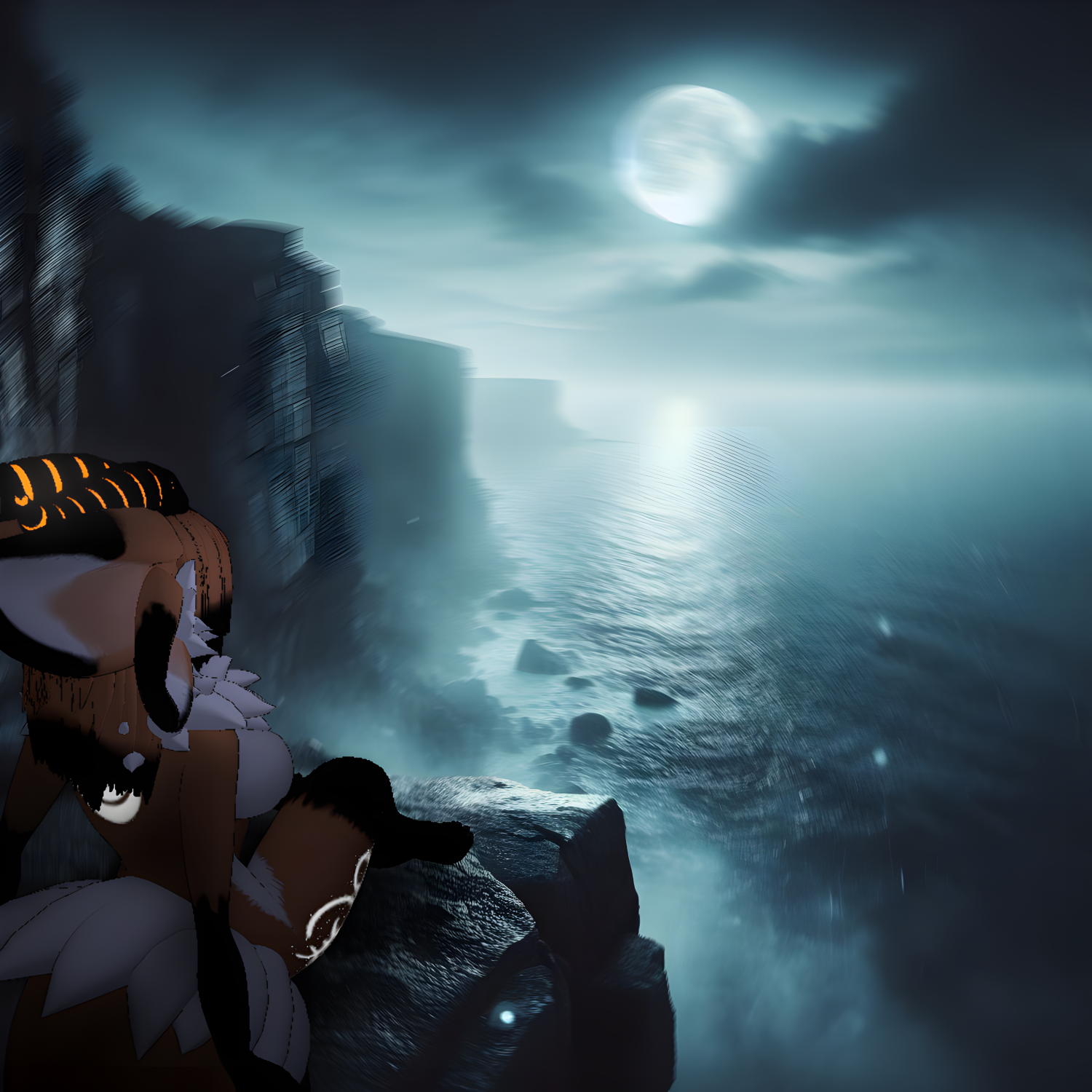 Horned Fox Furry Vrchat Avatar (Physbones PC/Quest) (Legacy) - Katsyuri ...