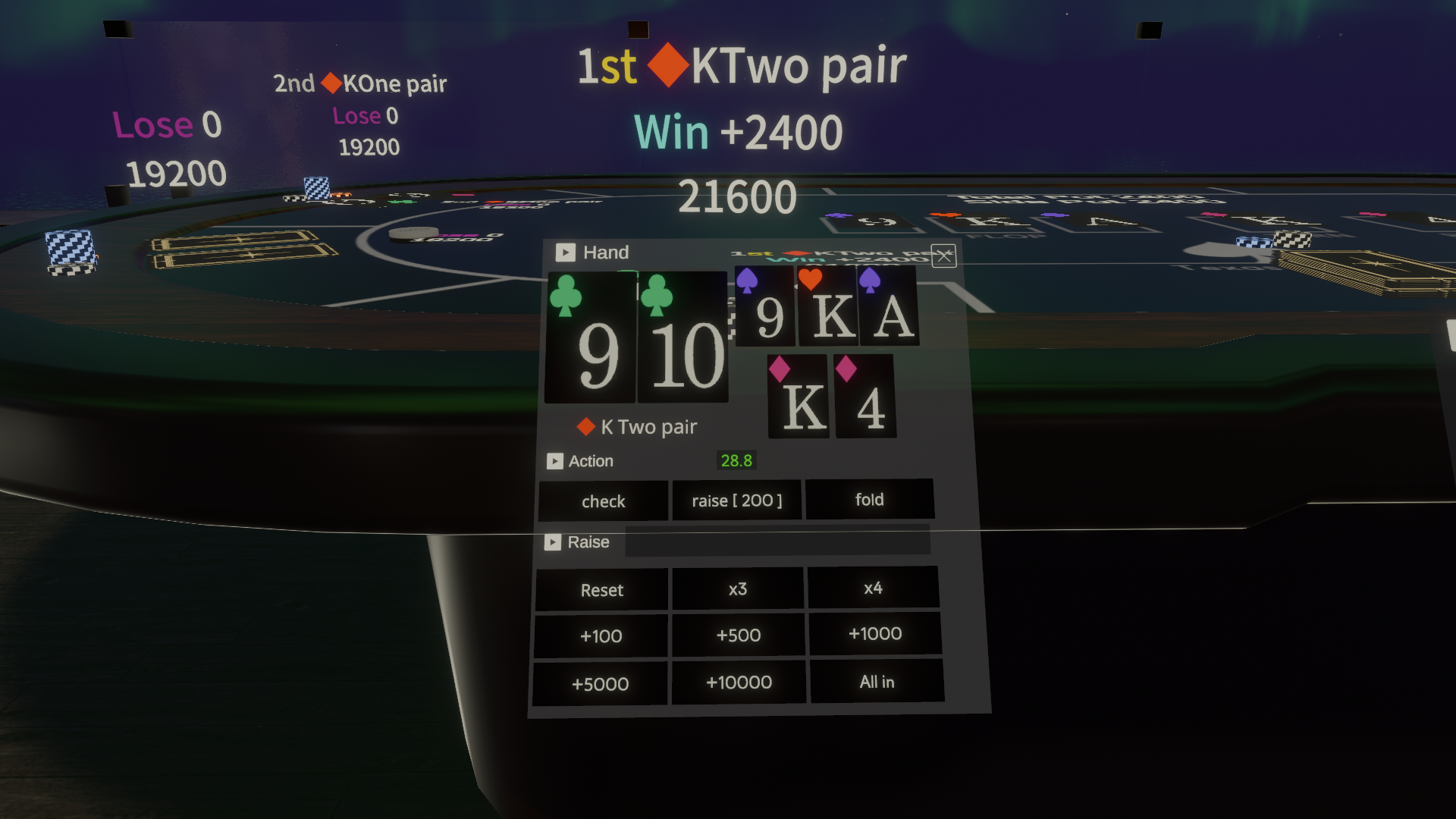 [VRCHAT] Texas Hold'em Poker - leyhara - BOOTH