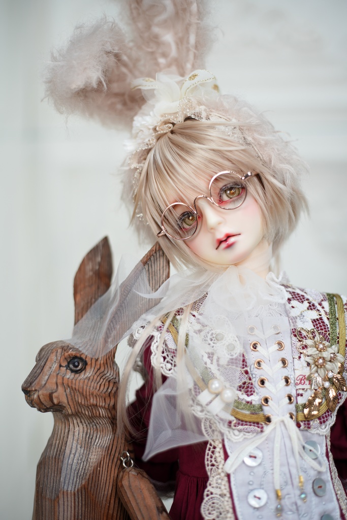 [チェシャー・キャットΔ ショート丈] レッド SD・SDGr男の子用衣装セット - Tableau Vivant - BOOTH