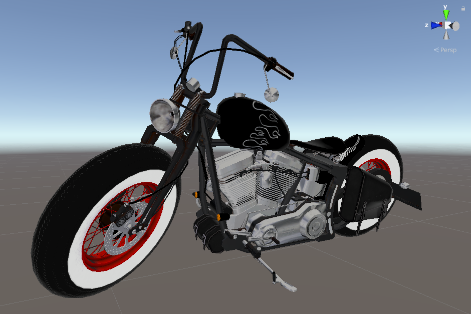 【VRChat想定オリジナル3Dモデル】アメリカンバイク - ヒゲサメ工房 - BOOTH