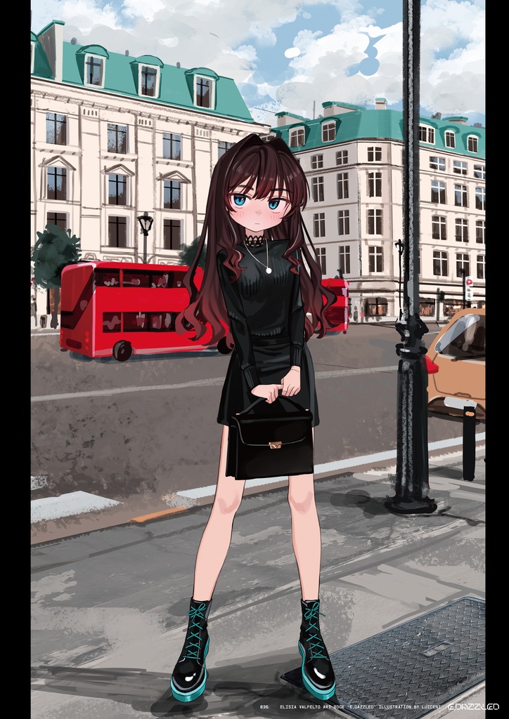 【ダウンロード版】E,DAZZLED【エリシアちゃんイラスト本】-download edition - luicent - BOOTH