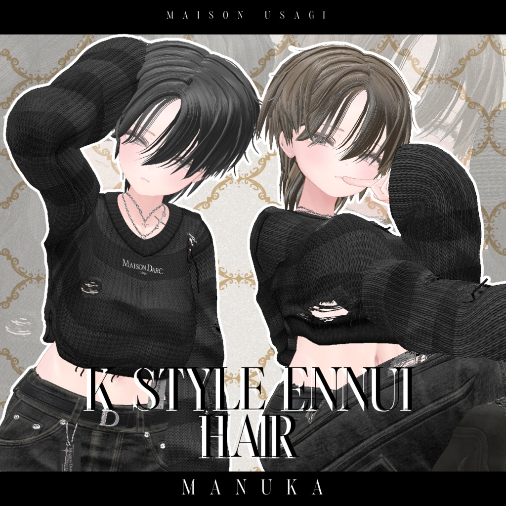 [ Hair ] K-Style Ennui Hair - maisonusagi - BOOTH