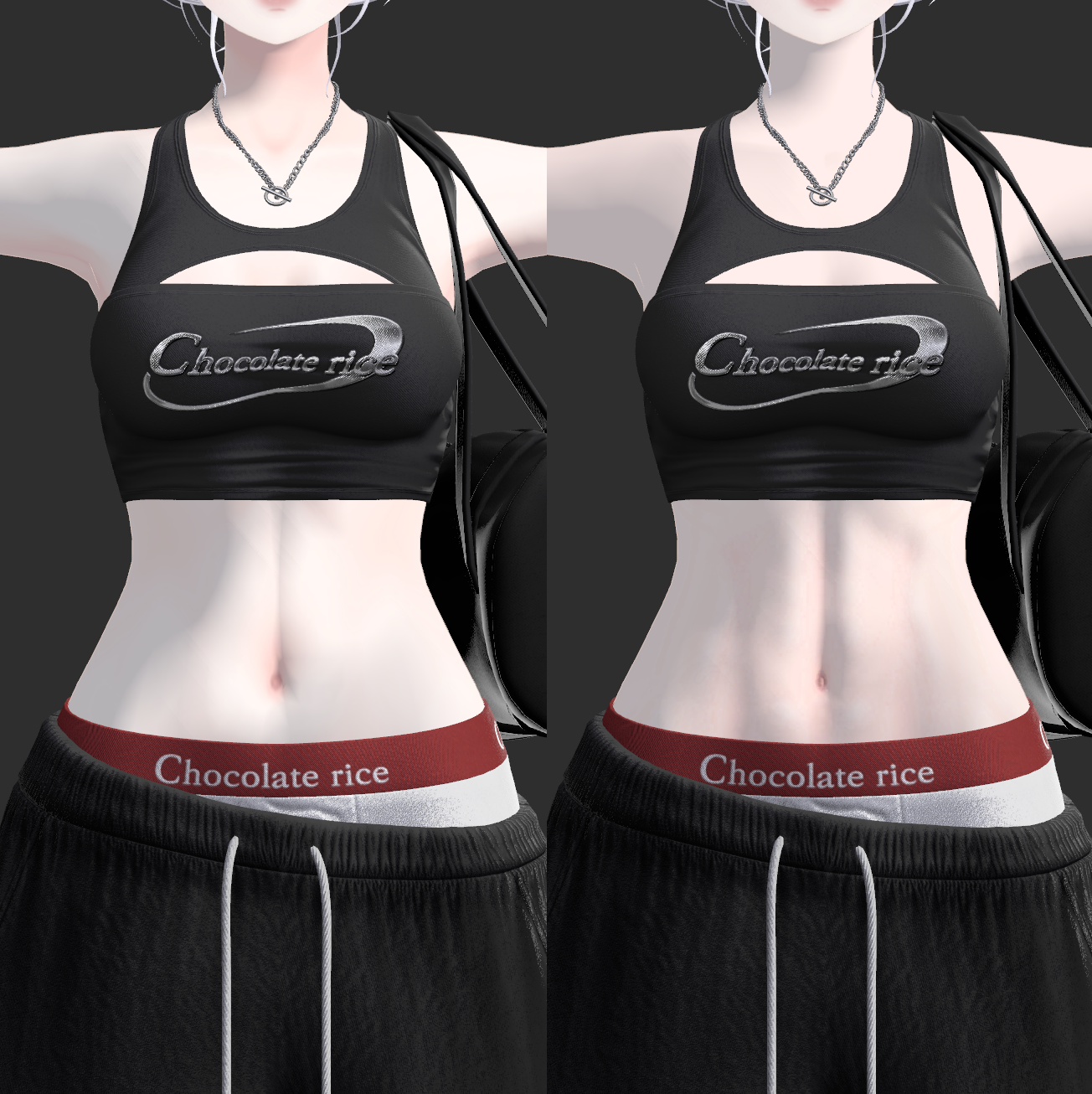 🖤FREE🖤 【Shinra】abs body texture - Chocolate rice - BOOTH