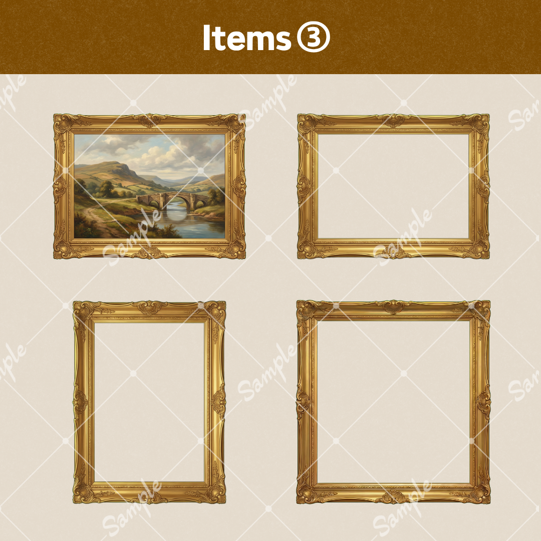 【Vtuber向け小物+背景】自由にカスタム！王国セット - rimo-art | Vtuber向け背景・小物素材屋 - BOOTH