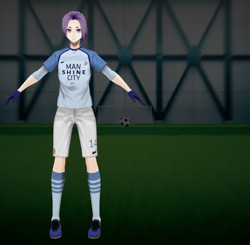 BLUE LOCK. MANSHINE CITY UNIFORM (SHORTS) - a1ta - BOOTH