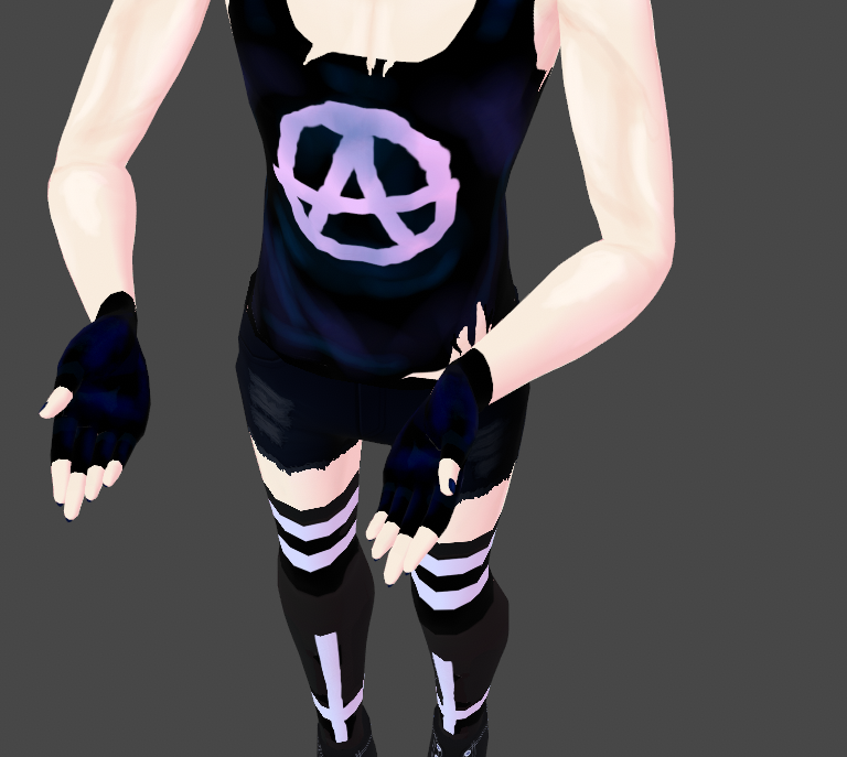 Studded Gloves Texture Vroid - Spectre - BOOTH