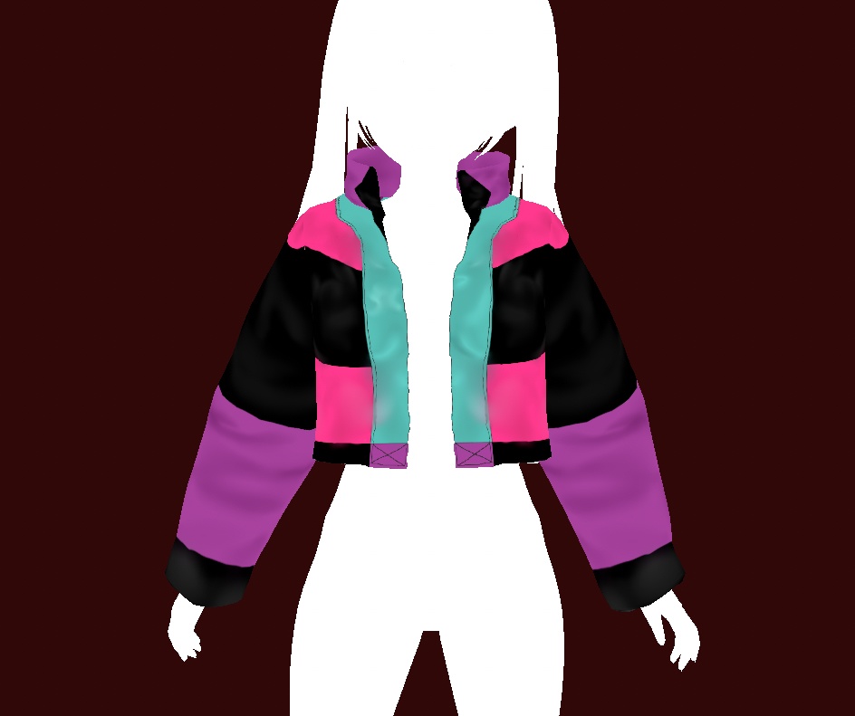 [ Vroid ] 80's Puffer jacket - 2icey - BOOTH
