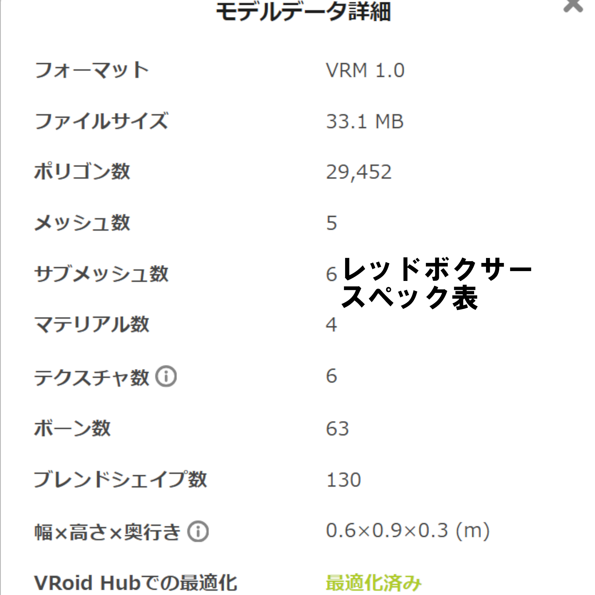機械外装ショックギア『レッドボクサー』【3Dアバター】【VRM&FBX】【cluster&VRChat】 - 残月月兎/残月工房 - BOOTH