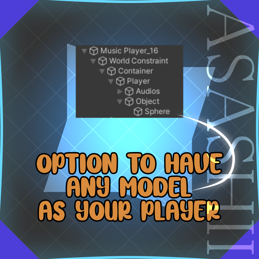 Music Player 🎶 [For VRChat avatars] - asashi - BOOTH