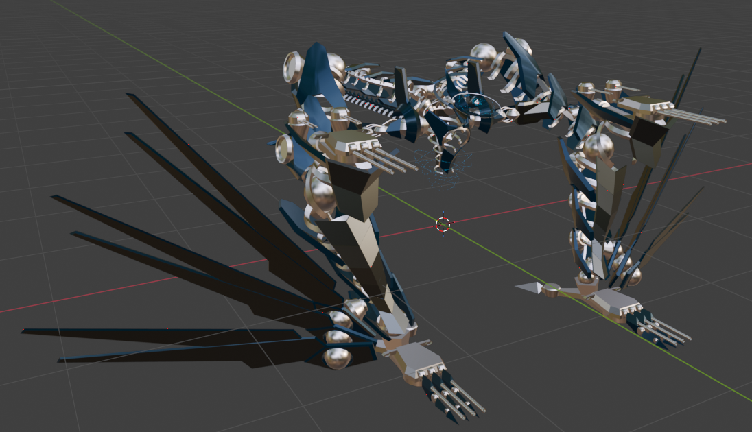 【VRChat想定】Skeletal Formation Mechanical Avatar(Universal Extended ...