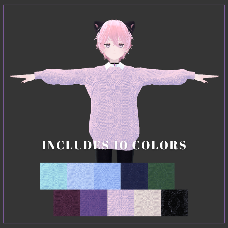 [Kuutaくうた]Knit sweater - Witchevy - BOOTH