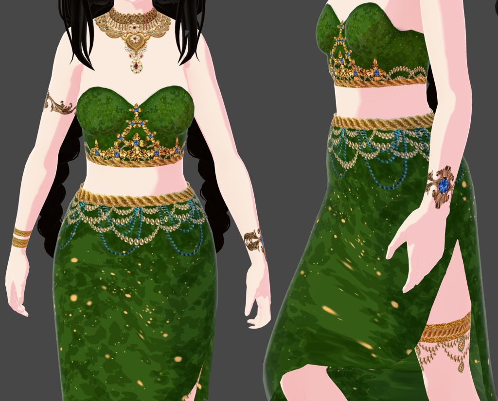 VRM+textures - Evilgreen's corner - BOOTH