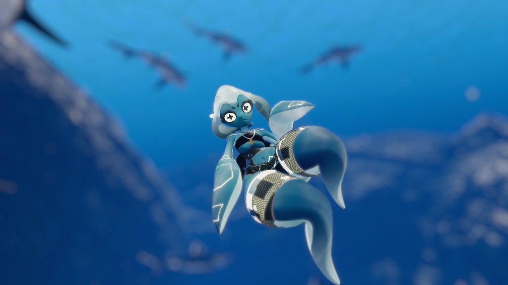 Pearl the Squidstack | VRChat Avatar - Guppy's Moon - BOOTH