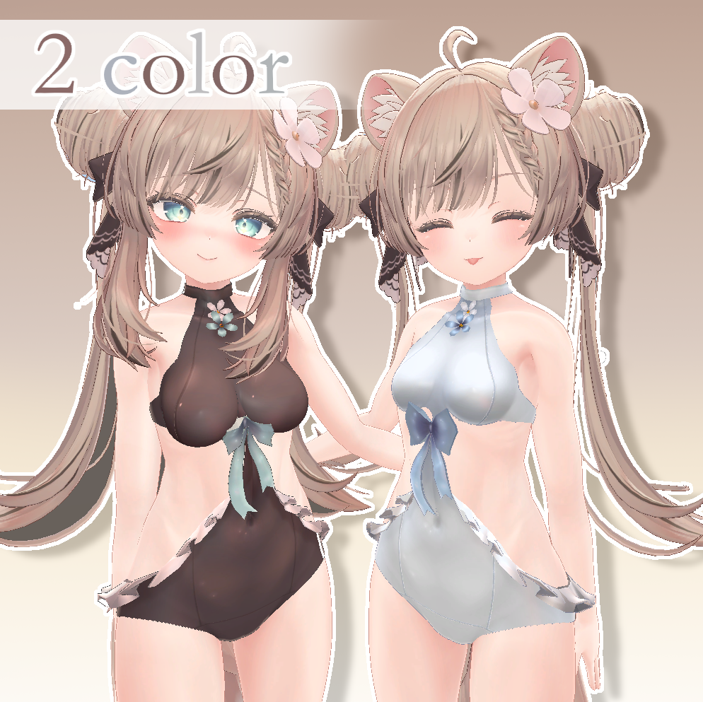 マヌカ Manuka リボン水着 - maria-usagi - BOOTH