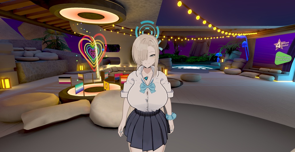 一之瀬アスナ (女子高生) / Ichinose Asuna (Schoolgirl) 3D VRC - furude - BOOTH