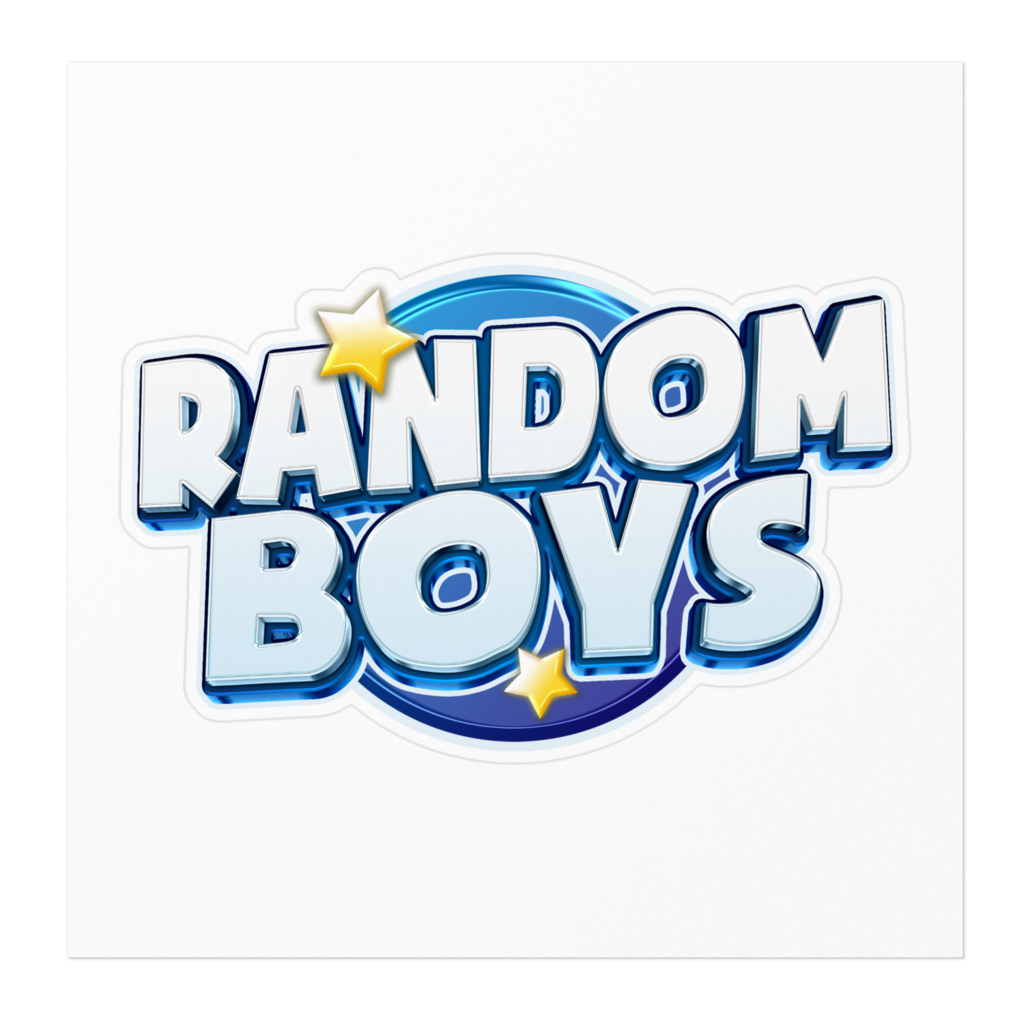 Random Boys Logo Sticker - kantonvt - BOOTH