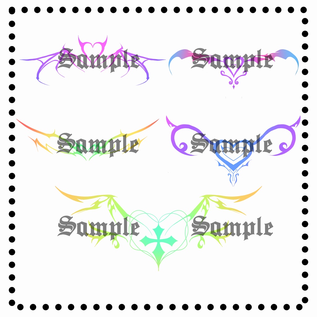 Succubus Tattoos // [VRChat] - おやすみ - BOOTH