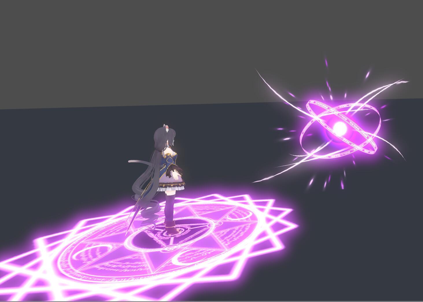 [VRChat]Abyss Burst particle animation-6☆Kyaru - Pumpkin Castle - BOOTH