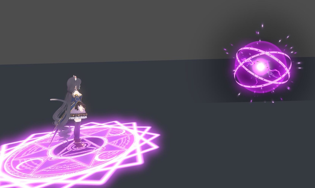 [VRChat]Abyss Burst particle animation-6☆Kyaru - Furova Garden - BOOTH