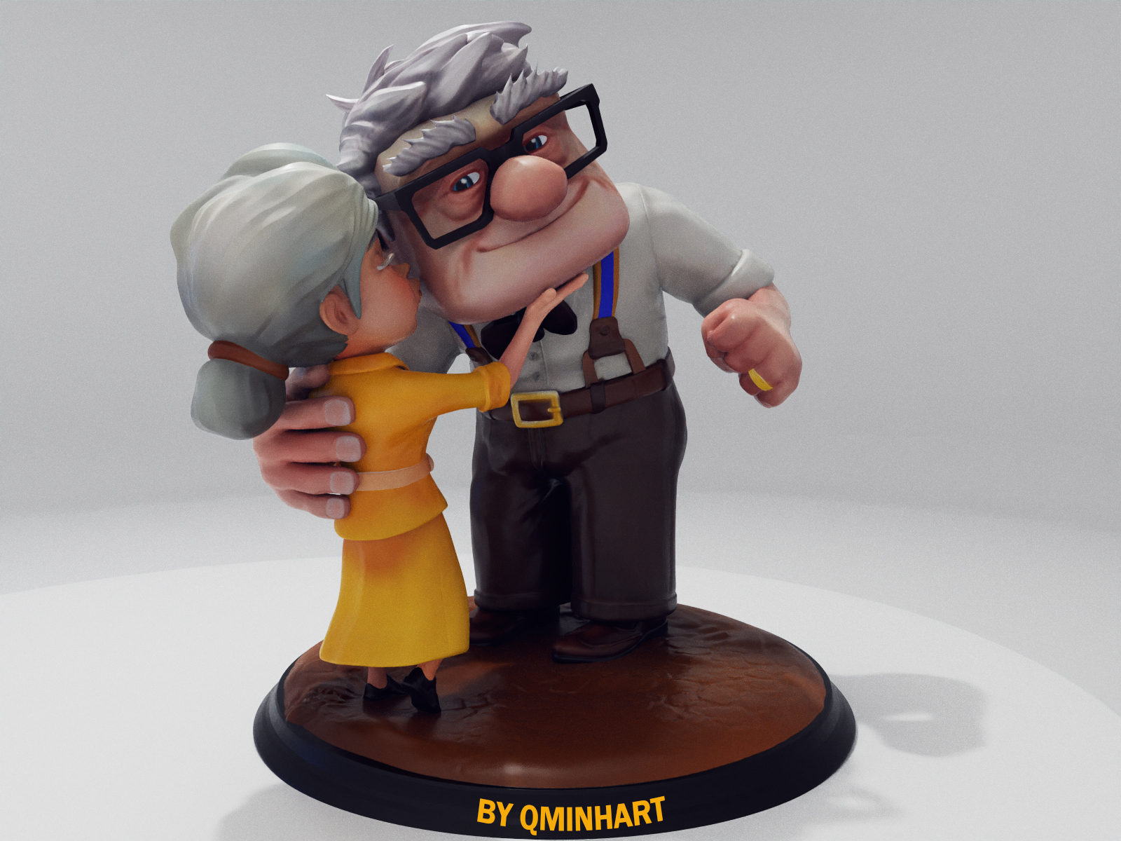 Carl and Ellie 3D print model 3D print model - playdesign - BOOTH