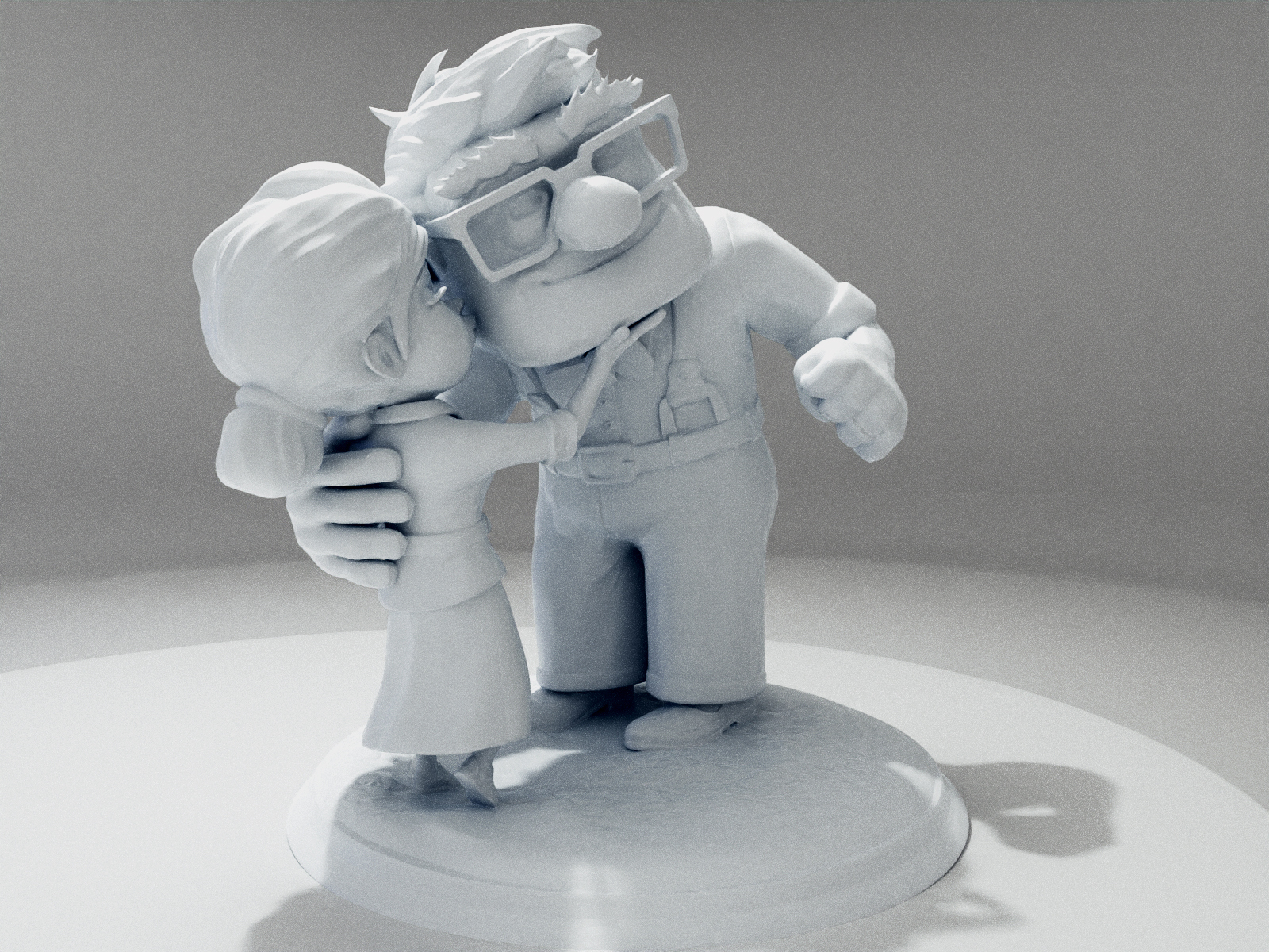 Carl and Ellie 3D print model 3D print model - playdesign - BOOTH